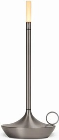 GRAY GP2045-G Designová nabíjecí stolní lampa Wick PRO grafitově šedá 120x260mm LED 1W 2600K IP65 - Graypants