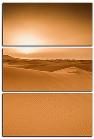 Obraz na plátně - Pouště Sahara  - obdélník 7131B (120x80 cm)