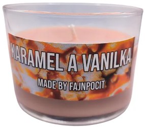 Fajnpocit svíčka s vůní Karamel a vanilka