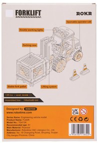 ROBOTIME Rokr 3D dřevěné puzzle Vysokozdvižný vozík 139 ks