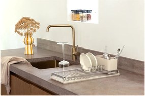 Béžový kovový odkapávač 46x20 cm – Brabantia