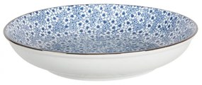 Hluboký talíř s modrými kvítky BlueFlowers – 450 ml