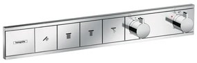 Hansgrohe RainSelect Termostatická baterie pro 4 vývody, chrom 15382000