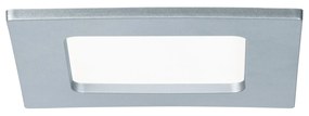 Paulmann 92076 Quality Line Panel IP44, 6W LED, 4000K, matný chrom, 11,5x11,5cm