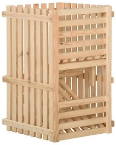 Bedna na brambory 50 x 50 x 80 cm masivní borové dřevo 327329