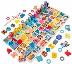 2Kids Toys Multifunkční deska vkládačka 6v1 / od 3 let