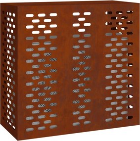 vidaXL Ochrana klimatizace Rezavá 110 x 50 x 105 cm