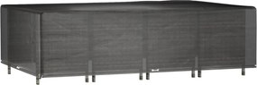 Plachta na zahradní nábytek 16 oček 325x205x90 cm obdélníková 319311