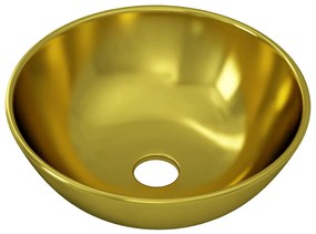 Umyvadlo - keramika - zlaté | 28x10 cm