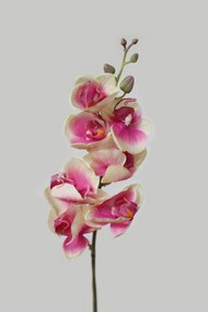 Růžová umělá orchidej 60cm