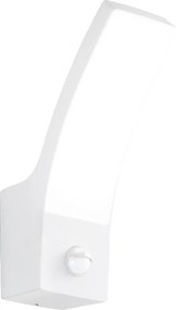 FAN LED-SAIL-APS-BCO Nástěnné svítidlo LED SAIL se senzorem hliník difuzor bílá IP65 CCT 3000-4000 K 80x160x245 mm - FANEUROPE