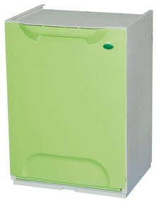 ArtPlast Plastový koš na tříděný odpad, šedá / žluto-oranžová, 1x 14 l