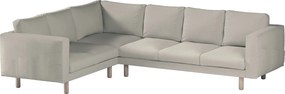 Potah na pohovku IKEA Norsborg rohová 5-místná barva béžová látka pletený vzor