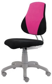 Dětská rostoucí židle Fuxo V-Line černá/růžová - 3D6669