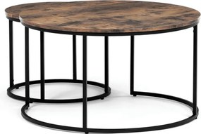 Konferenční stolek 80x80x45cm AF-3002 OLW, mdf, old wood