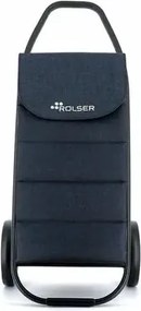 Rolser Com Tweed Polar 8 Black Tube taška na kolečkách, modrá
