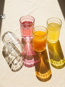 Sinsay - Sada sklenic se zdobením 4 pack - clear