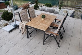 Doppler CONCEPT TEAK FSC® polohovací zahradní křeslo