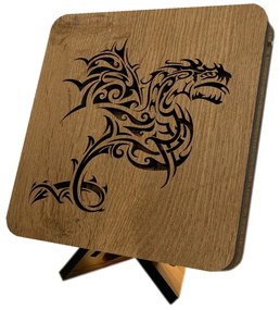 Li-Go "Drak" lampa 19x19cm provedení povrchu: dub světlý
