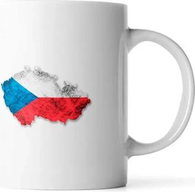 Sablio Hrnek Česká vlajka - Hrdě za Česko - 890 ml - XXL
