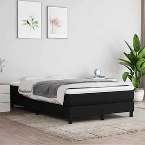 Box spring postel s matrací černá 120x190 cm textil 3269659