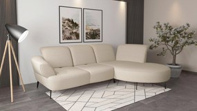XXXLutz ROHOVÁ SEDAČKA, textil, krémová Sit & More - Sedací soupravy - 000144013217