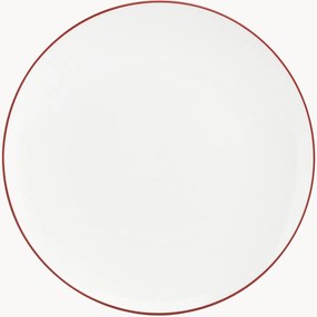 Sada porcelánových mělkých talířů Basic White, 6 dílů