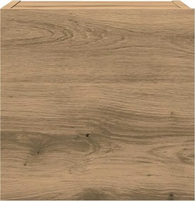 Sada 7 kusů nástěnné TV skříňka dub artisan kompozitní dřevo 3329212