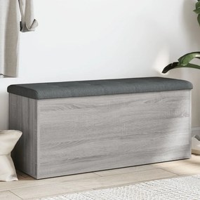 vidaXL Úložná lavice 102 x 42 x 45 cm kompozitní dřevo [835055] Barva: šedá sonoma