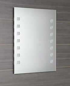 Aqualine Zrcadlo s LED osvětlením 60x80cm, kolíbkový vypínač