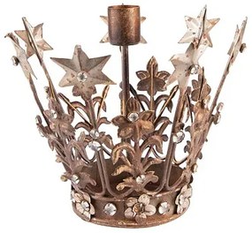 Kovový svícen CROWN