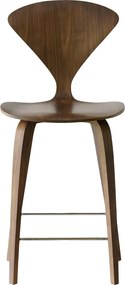 Výprodej CHERNER Chair barové židle Stool Wood Base - Classic Walnut (63,5 cm)