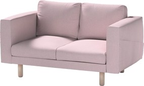 Potah na pohovku IKEA Norsborg 2-místná barva růžová látka pletený vzor