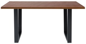 Jídelní stůl hnědý 160x90 cm AUSTIN Beliani