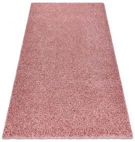 Kusový koberec jednobarevný SOFFI shaggy 5cm růžový Rozměr: 80x150 cm
