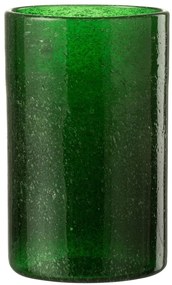 Zelená sklenička s bublinkami Long Drink Lisboa - Ø8*13cm / 500ml