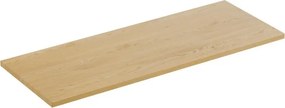 Závěsná skříňka pod umyvadlo Aster s deskou a regály 120 cm zelená/dub cremona