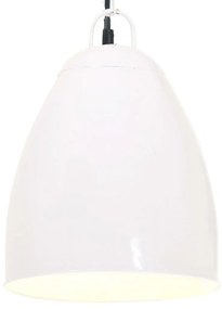 Industriální závěsné svítidlo 25 W bílé kulaté 32 cm E27 320562