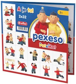 EFKO HRA Pexeso Pat a Mat 32 dvojic *SPOLEČENSKÉ HRY* ef88426