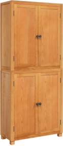 Sada úložného nábytku s policí 2 ks Přírodní 80 x 35 x 185 cm 3328621