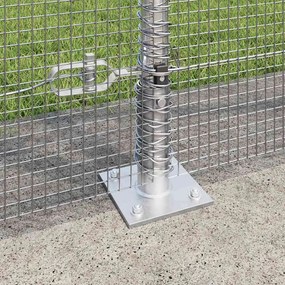Svařovaná drátěná plotina s betonovou základnou 25 x 1,4 m 3352324