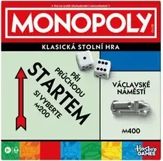 Hasbro Monopoly Classic CZ verze / Délka hry: 90 minut / Počet hráčů:
