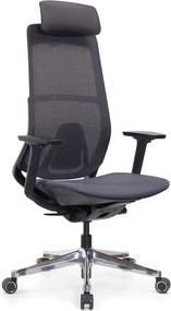 Ergonomická síťovaná kancelářská židle MOSH Airflow 406 – černá