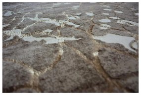 Kusový koberec Net hnědý 133x190cm