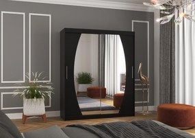 ADRK Furniture Posuvná skříň s zrcadlem BALTIMORE 180 ADRK-SW-BAL-B-180