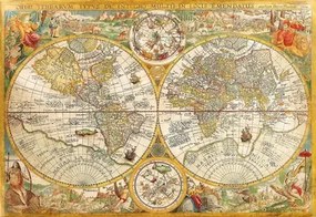 Clementoni PUZZLE Historická mapa světa / 2000 dílků / od 14 let