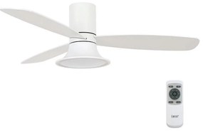 Lucci Air 210661-LED Stmívatelný ventilátor FLUSSO 1xGX53/18W/230V dřevo/bílá+DO