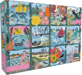 GIBSONS Puzzle Pobřežní volání / 1000 dílků / 68 x 49 cm