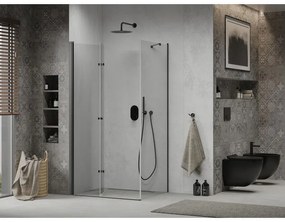 Mexen Lima sprchový kout 70x80 cm, průhledná, černá, 856-070-080-70-00