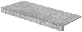 Rako Dlažba RAKO Stones DCFSE667 schodová tvarovka šedá 30x60 - 132509